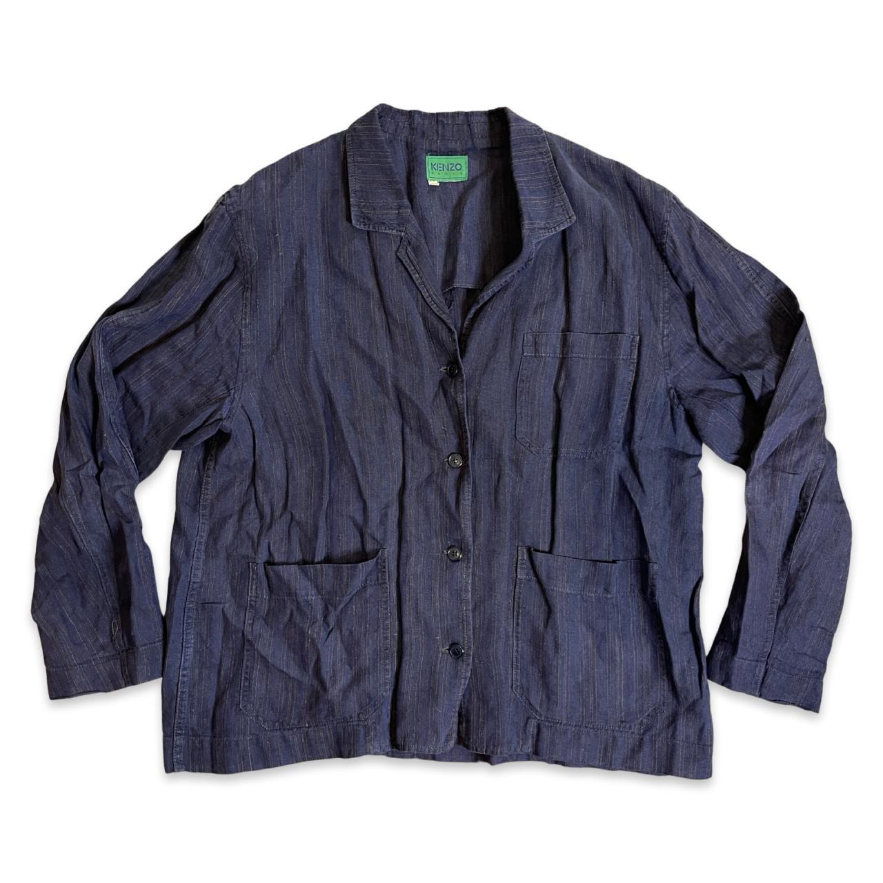 KENZO Striped Work Jacket Great Condition, Needs to... - Depop