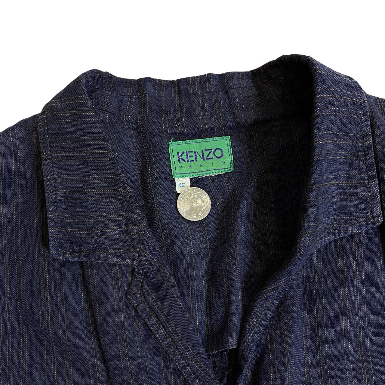 KENZO Striped Work Jacket Great Condition, Needs to... - Depop