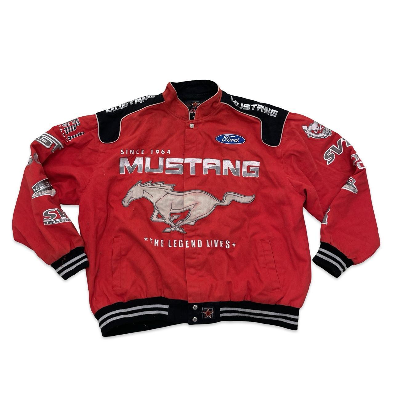 Vintage Ford Mustang JH Design Racing jacket Awesome... - Depop
