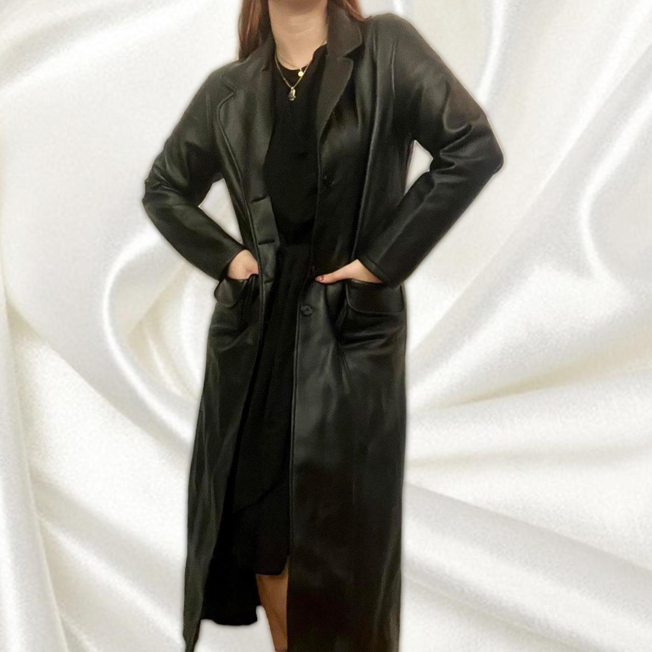 EUC Highways Brand Matrix Maxi Rain Coat 100%... - Depop