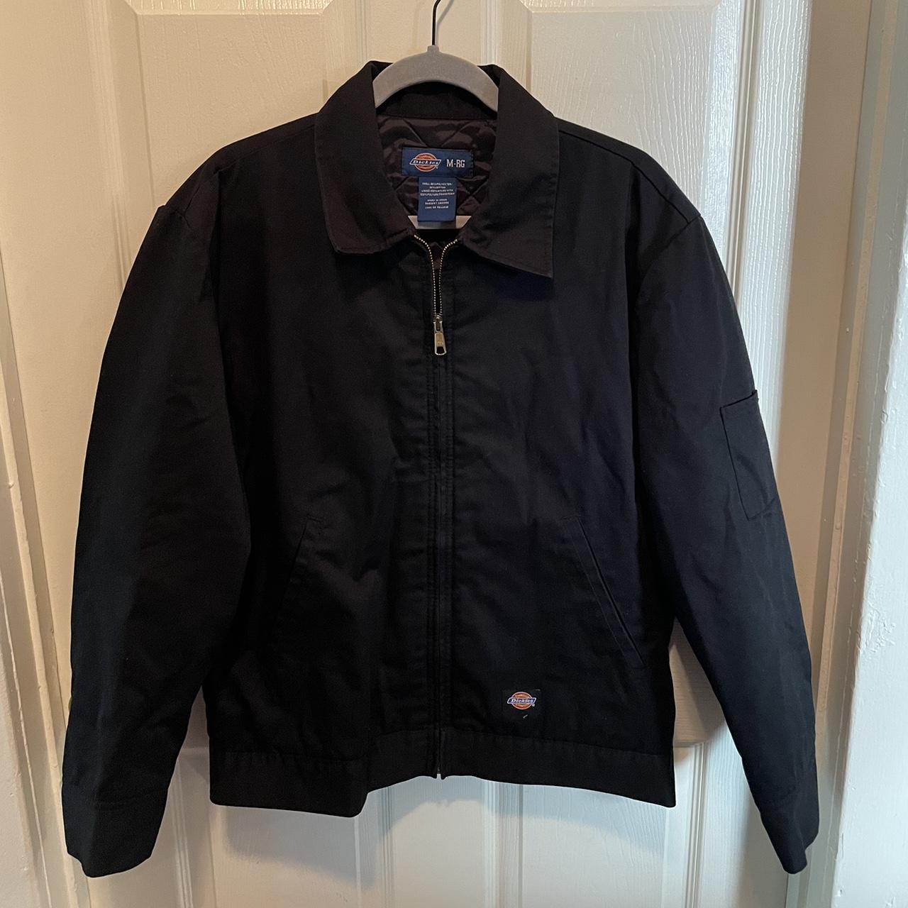 dickies work jacket tagged size medium literally... - Depop