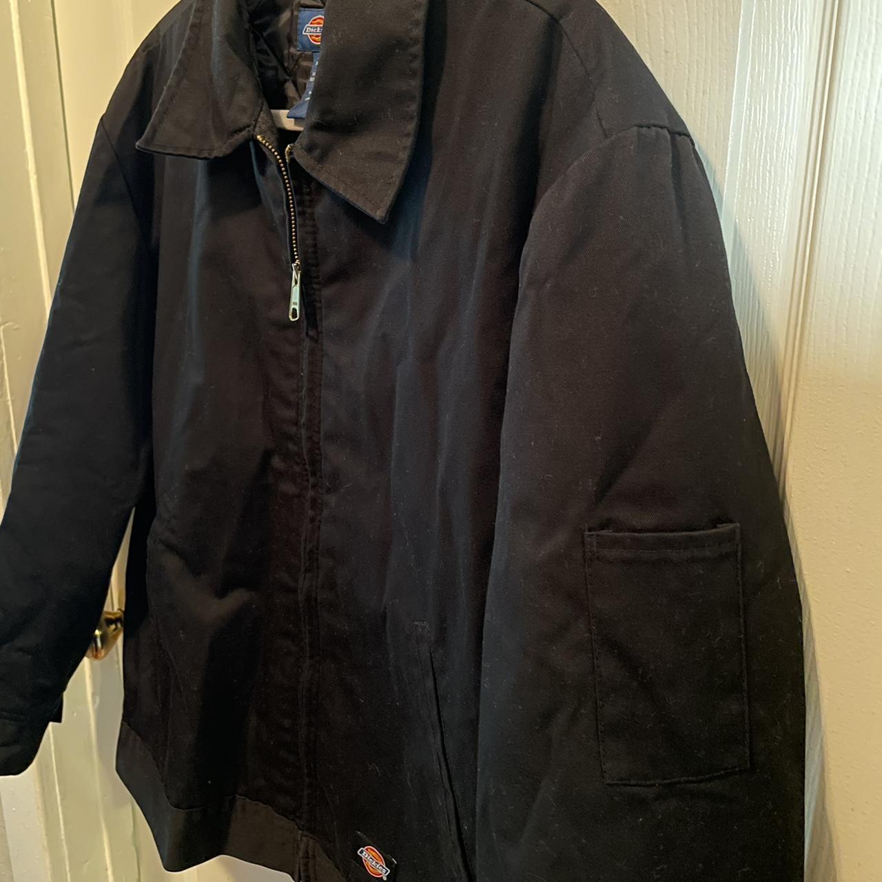 dickies work jacket tagged size medium literally... - Depop