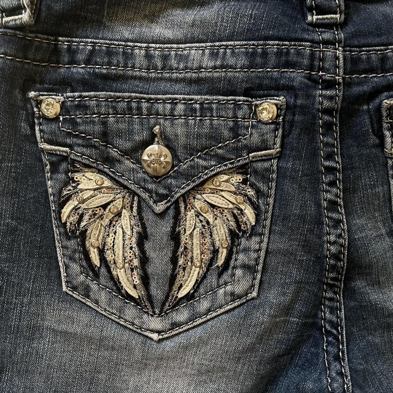 Ángel wing miss me low rise bootcuts size:... - Depop