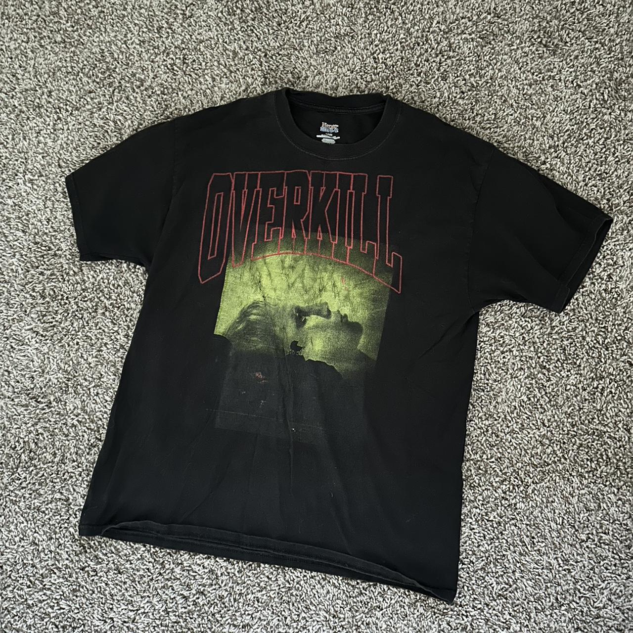 Vintage Atlanta streetwear brand “Overkill” tee - Depop