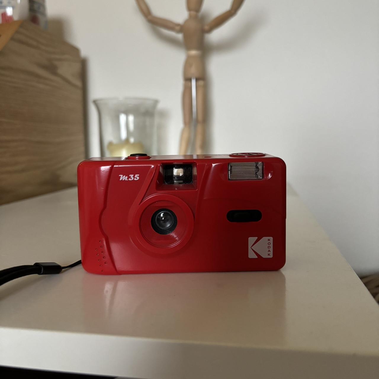 Red Kodak Instamatic 735 35mm film camera... - Depop
