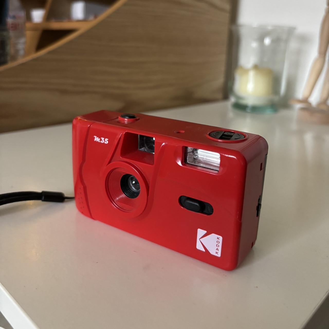 Red Kodak Instamatic 735 35mm film camera... - Depop
