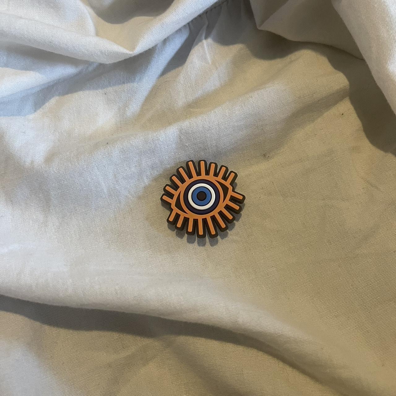 Orange Eye + Lashes Croc Charm 👀 1 charm = £3... - Depop