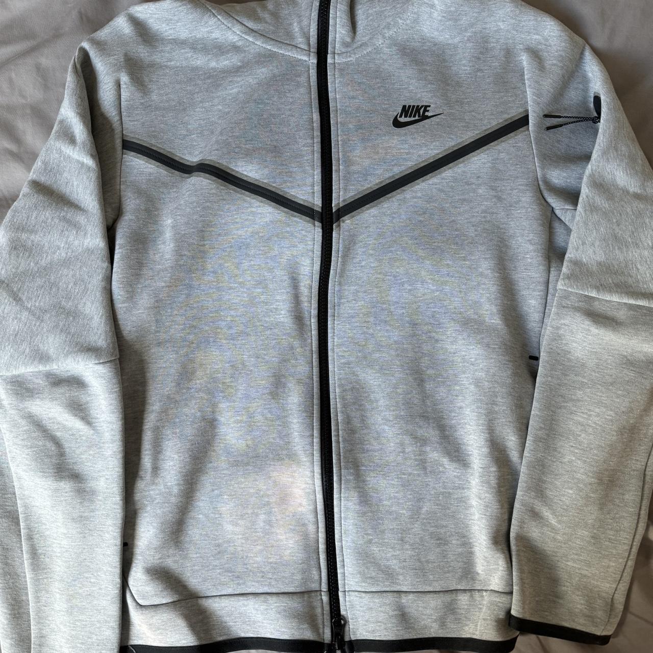 Nike tech fleece Windrunner - grey - medium - bleach... - Depop