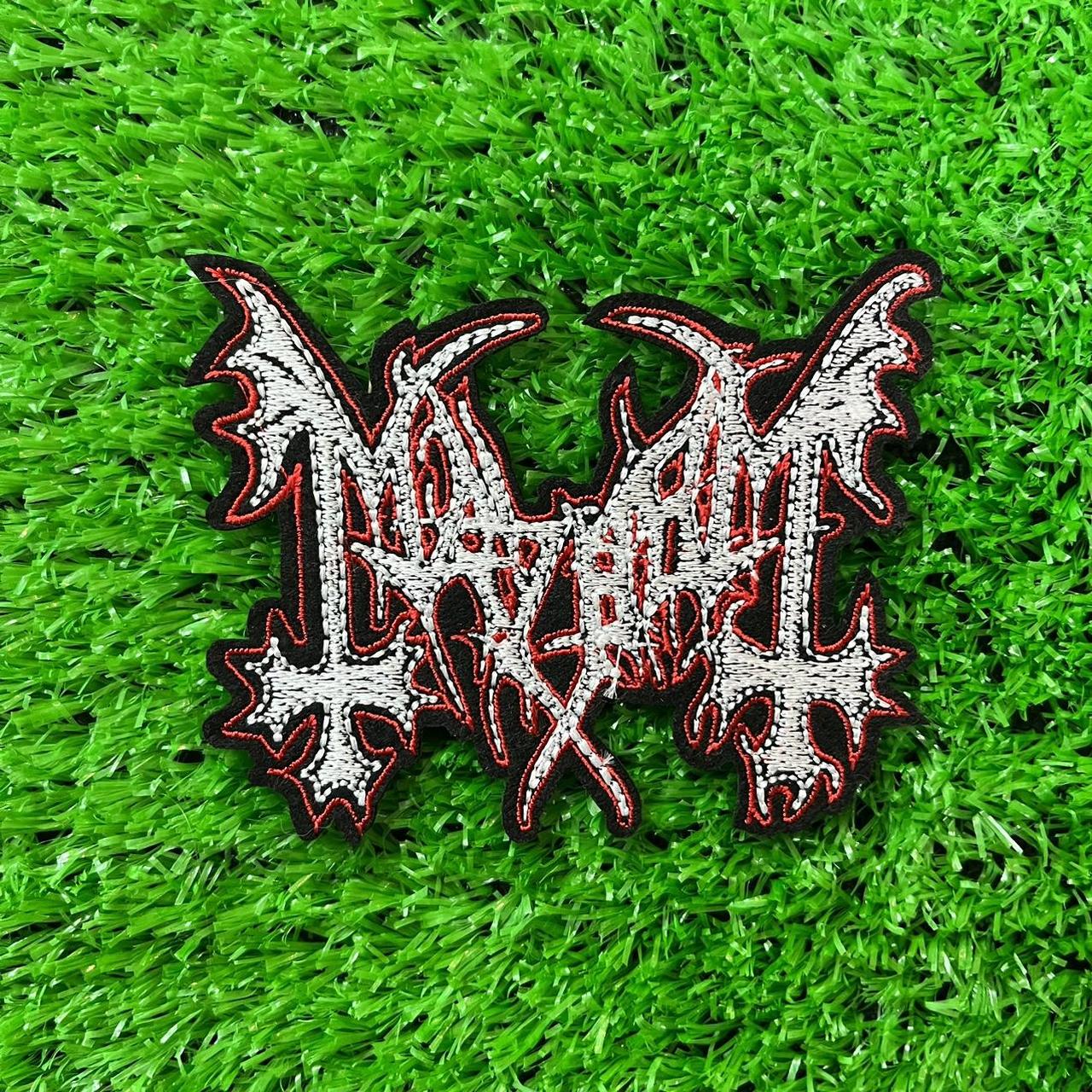 Mayhem band patch in excellent condition Free... - Depop