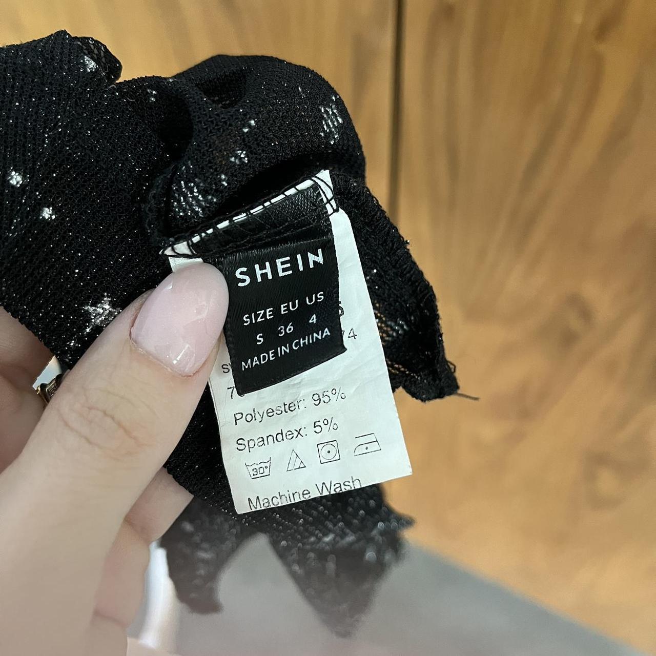 Super cute sheer silver stars glittery top with... - Depop