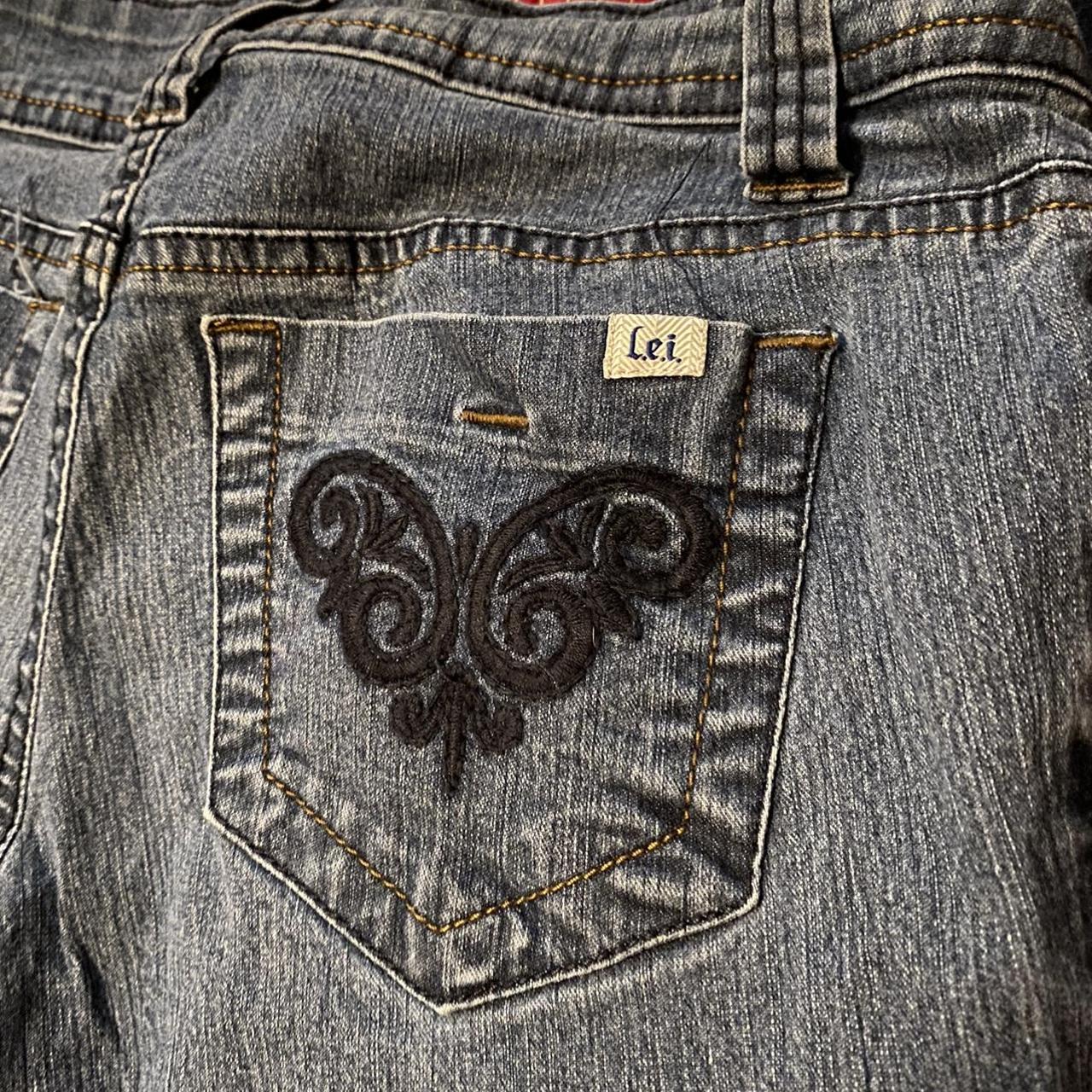 lei jeans no tag measurements: waist- 26” inseam-... - Depop