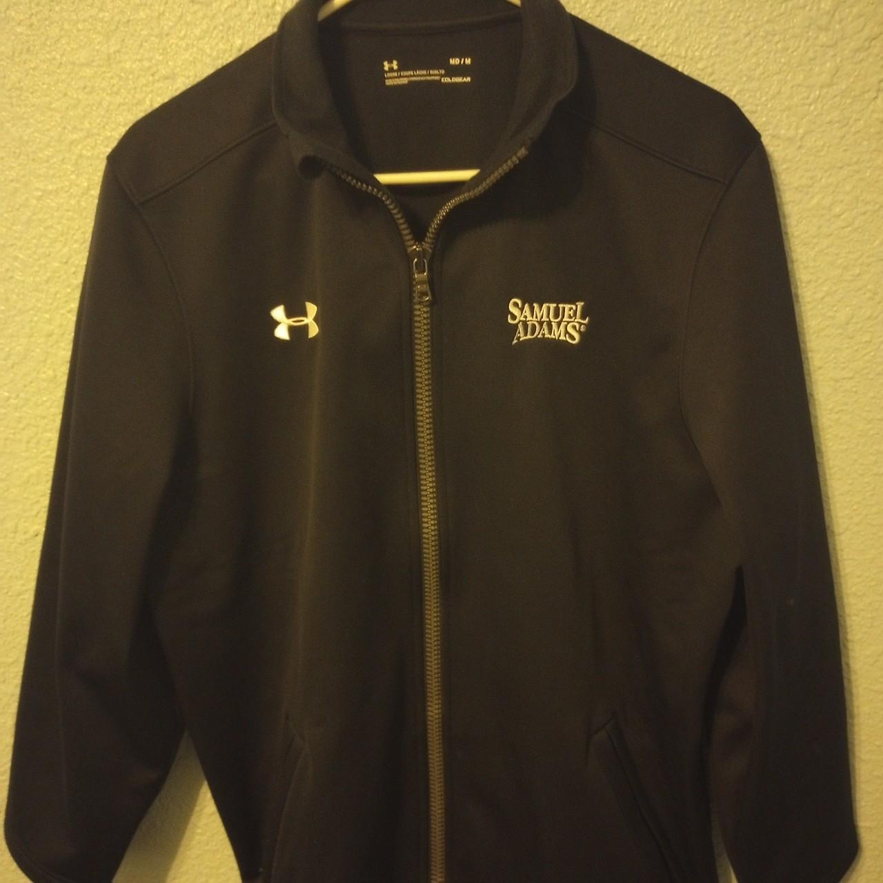 Cool Samuel Adams cool gear coat. Nice clean shape.... - Depop