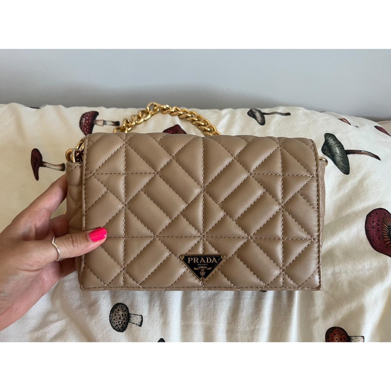 Prada Women's Tan Bag | Depop