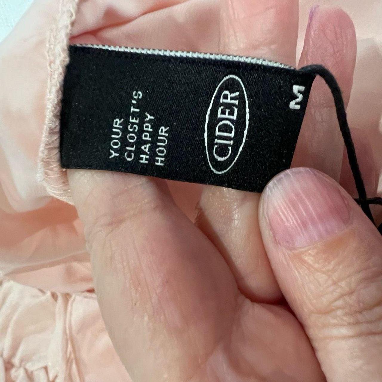 Cider Blush Pink Ruffled Mini Dress. Size medium... - Depop