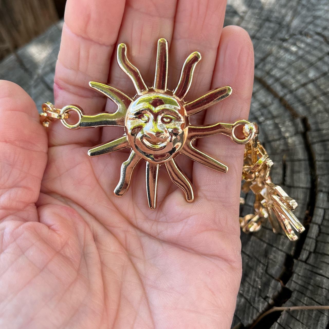 Gold Aztec Sun Chain Belt 🦋 Belly chain Boho... - Depop