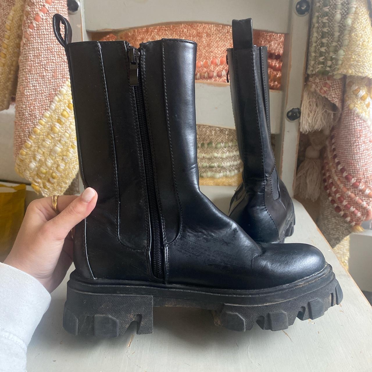 EGO Women's Black Boots | Depop