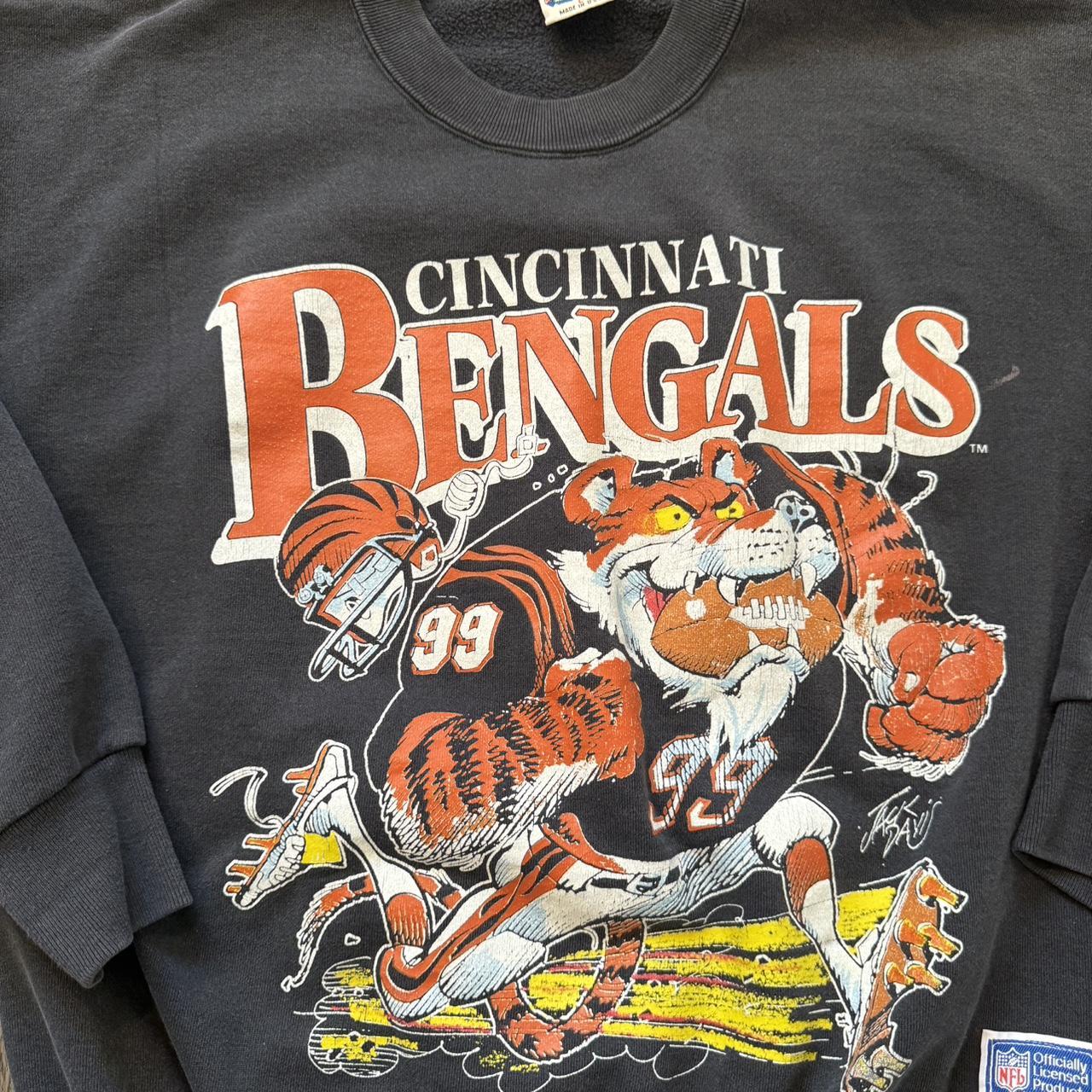 Vintage Cincinnati Bengals 1988 Crewneck... - Depop