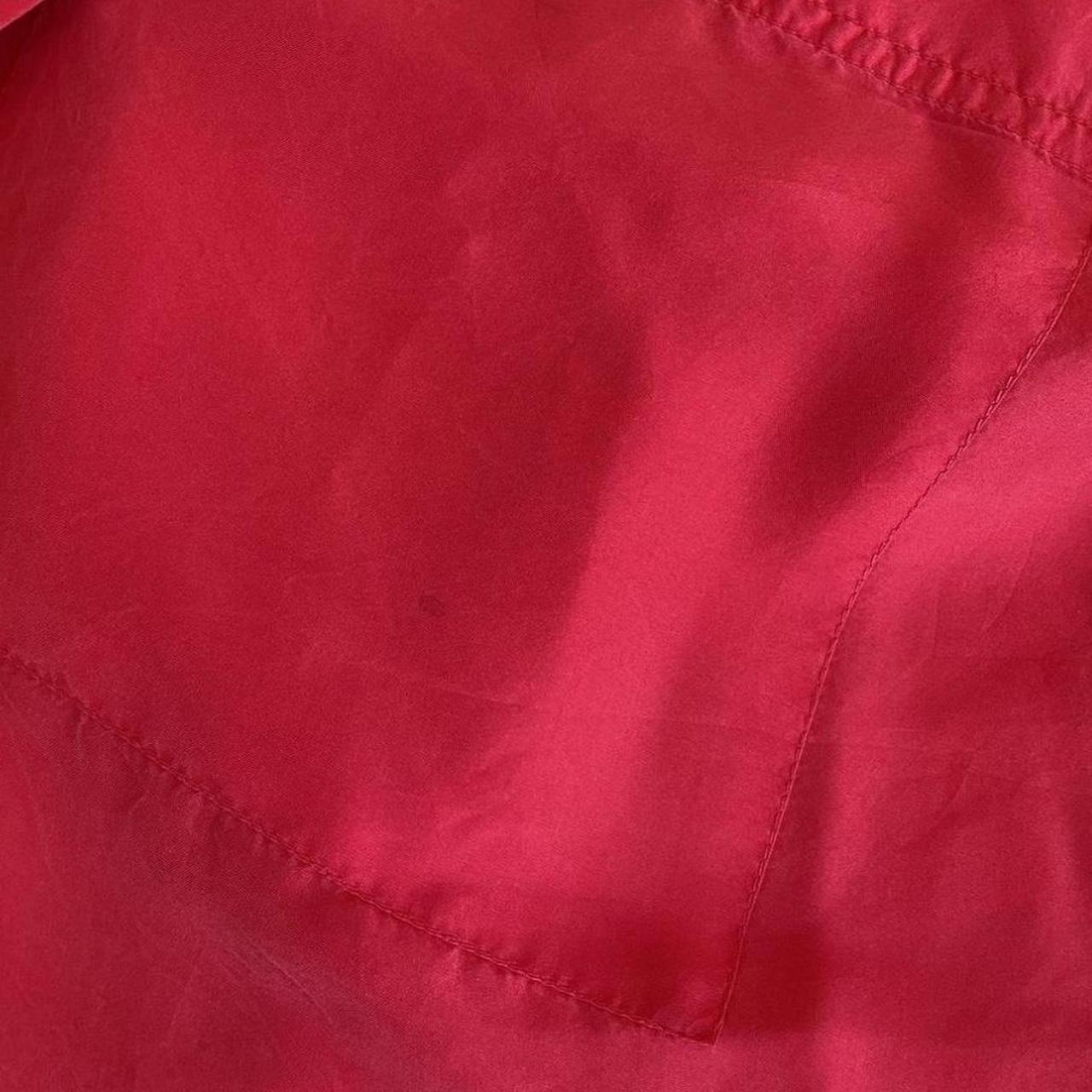 red silk button up pair it with light wash denim... - Depop