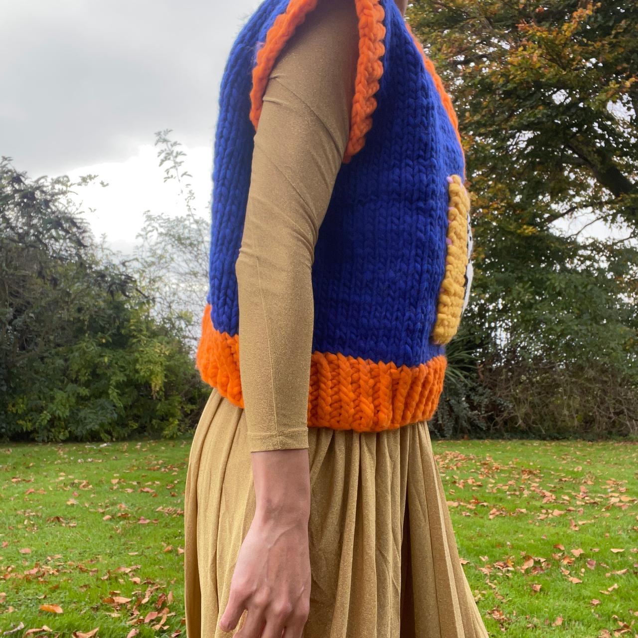 Sheep Chunky Oversize Handmade Hand Knit Bulky Thick... | Depop