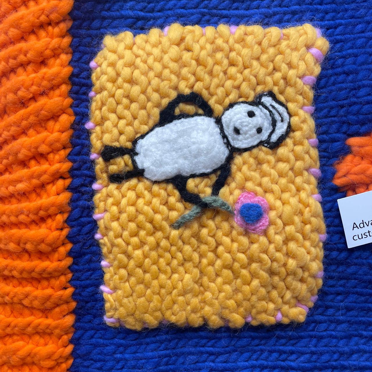 Sheep Chunky Oversize Handmade Hand Knit Bulky Thick... | Depop