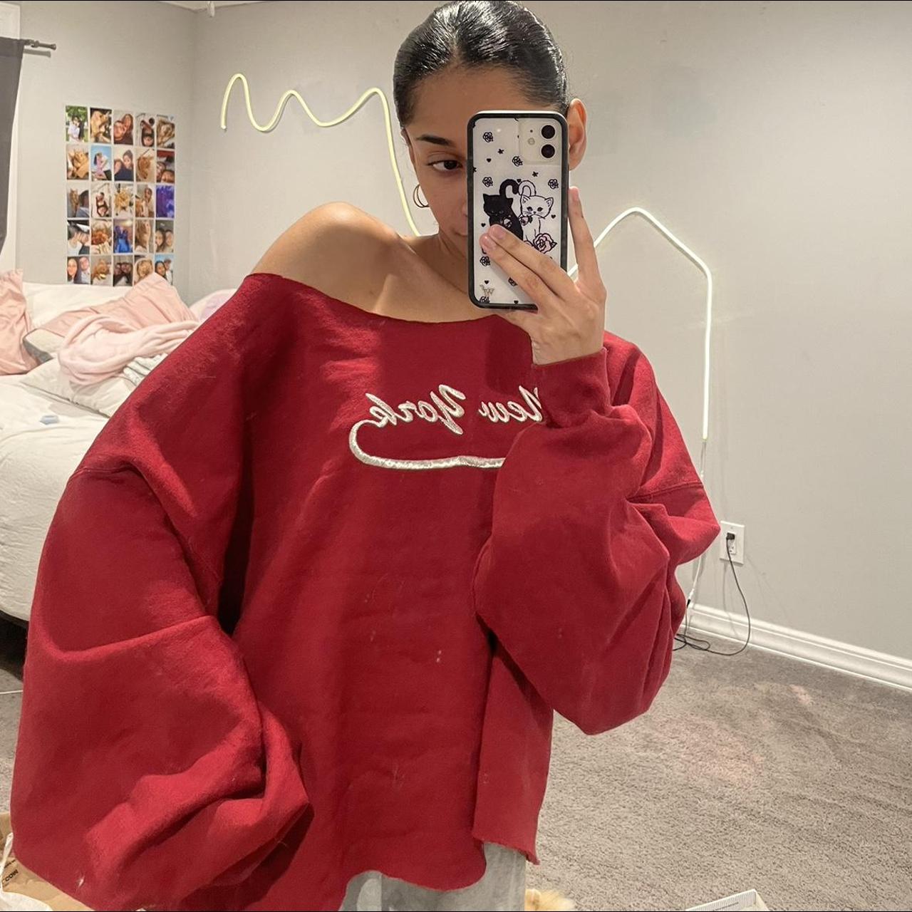 xxl vintage new york crewneck just cut the neckline... - Depop