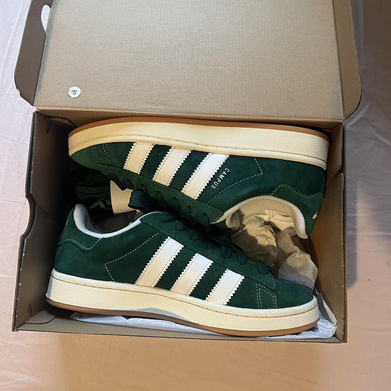 Adidas Campus 00’s green shoes men’s size 8 or... - Depop