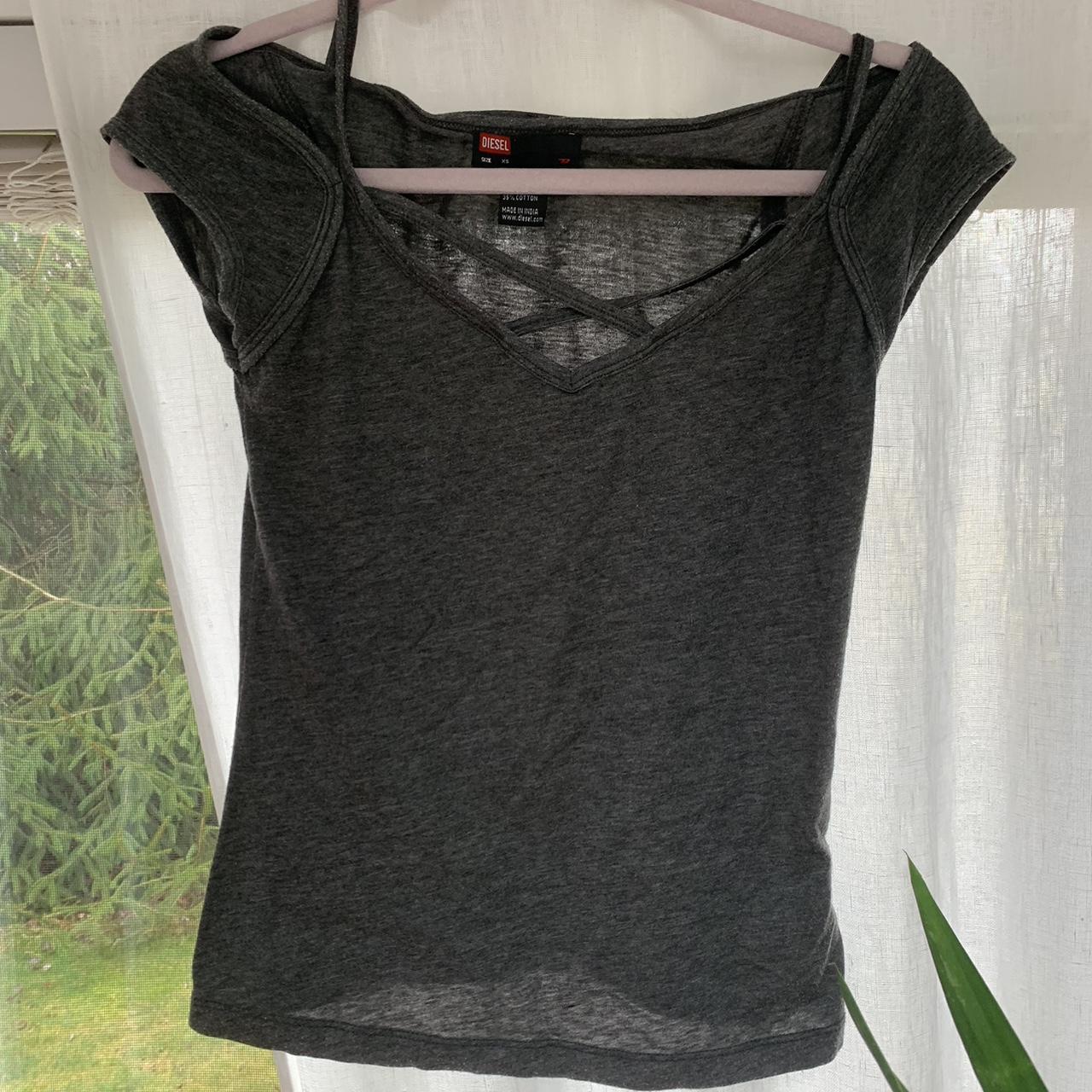 Amazing diesel top with the coolest design on the... - Depop