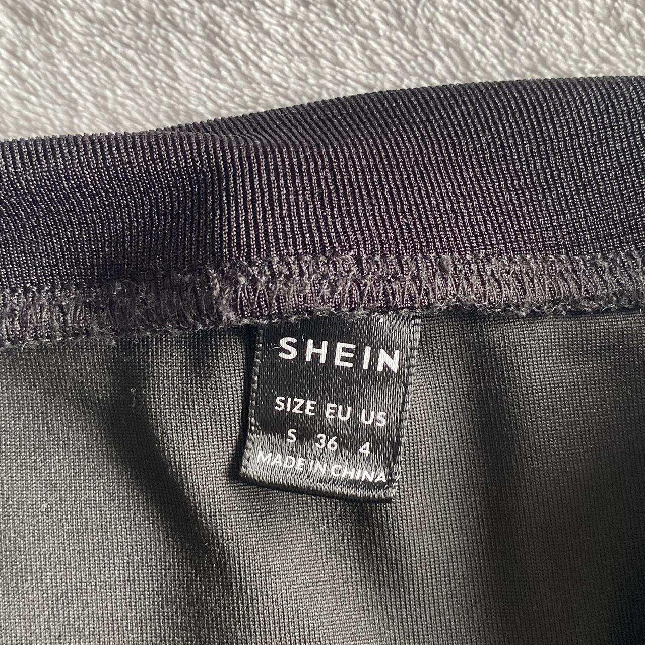 shein black frilly end skirt size small - would fit... - Depop