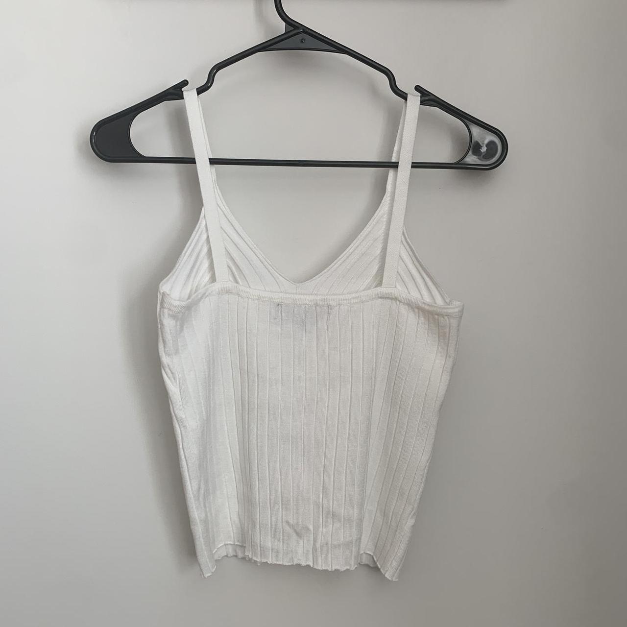 Almost famous medium white tank top - Depop