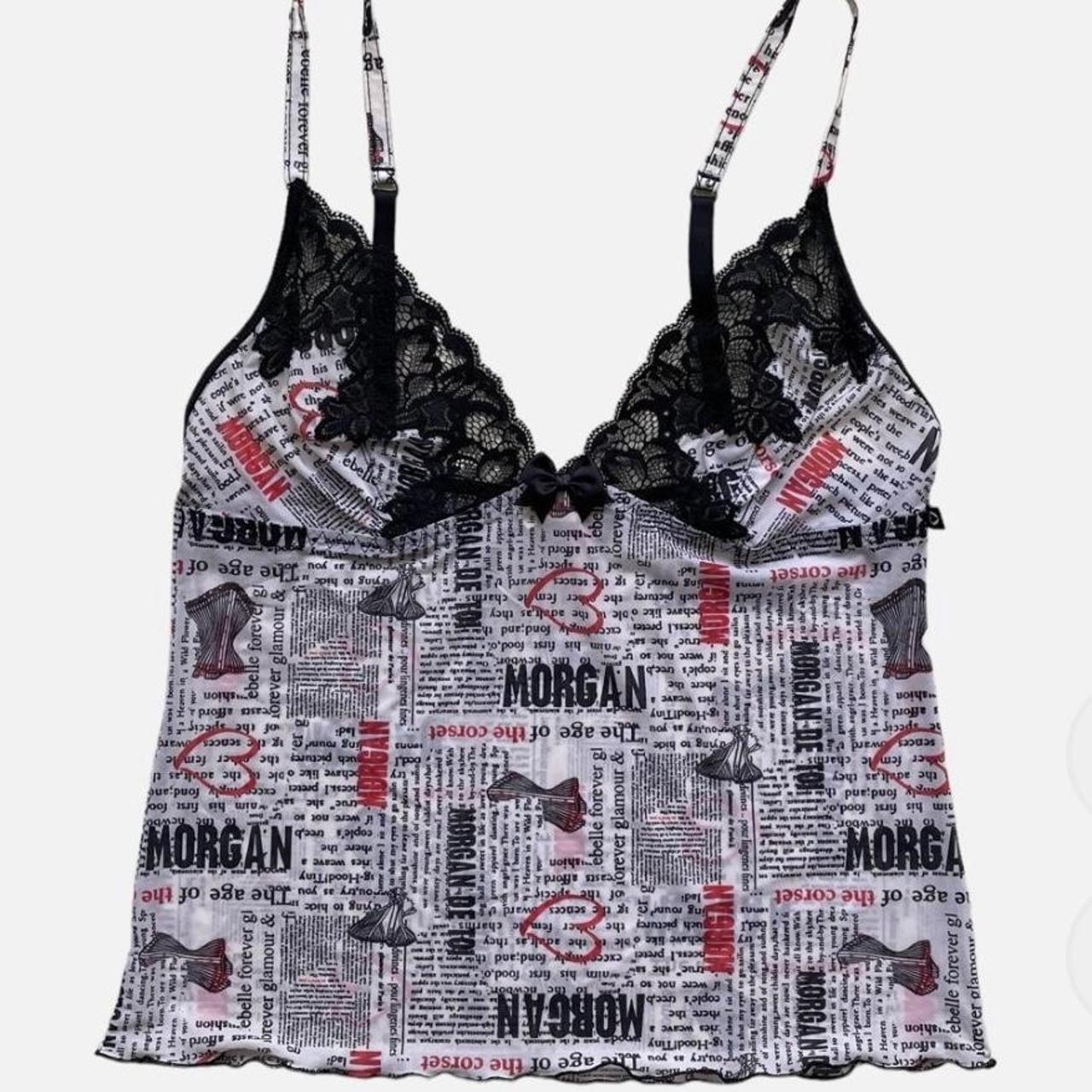 MORGAN DE TOI SHEER CAMI TOP adjustable straps,... - Depop