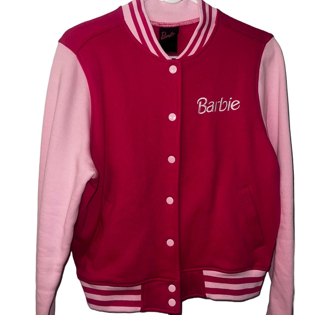 Barbie Embroidered Varsity Jacket If you're... - Depop