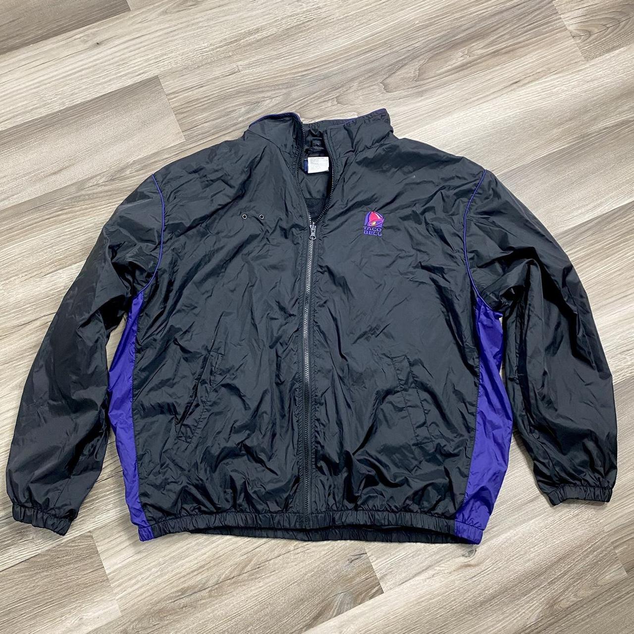 Vintage Taco Bell Windbreaker Jacket Zipup... - Depop