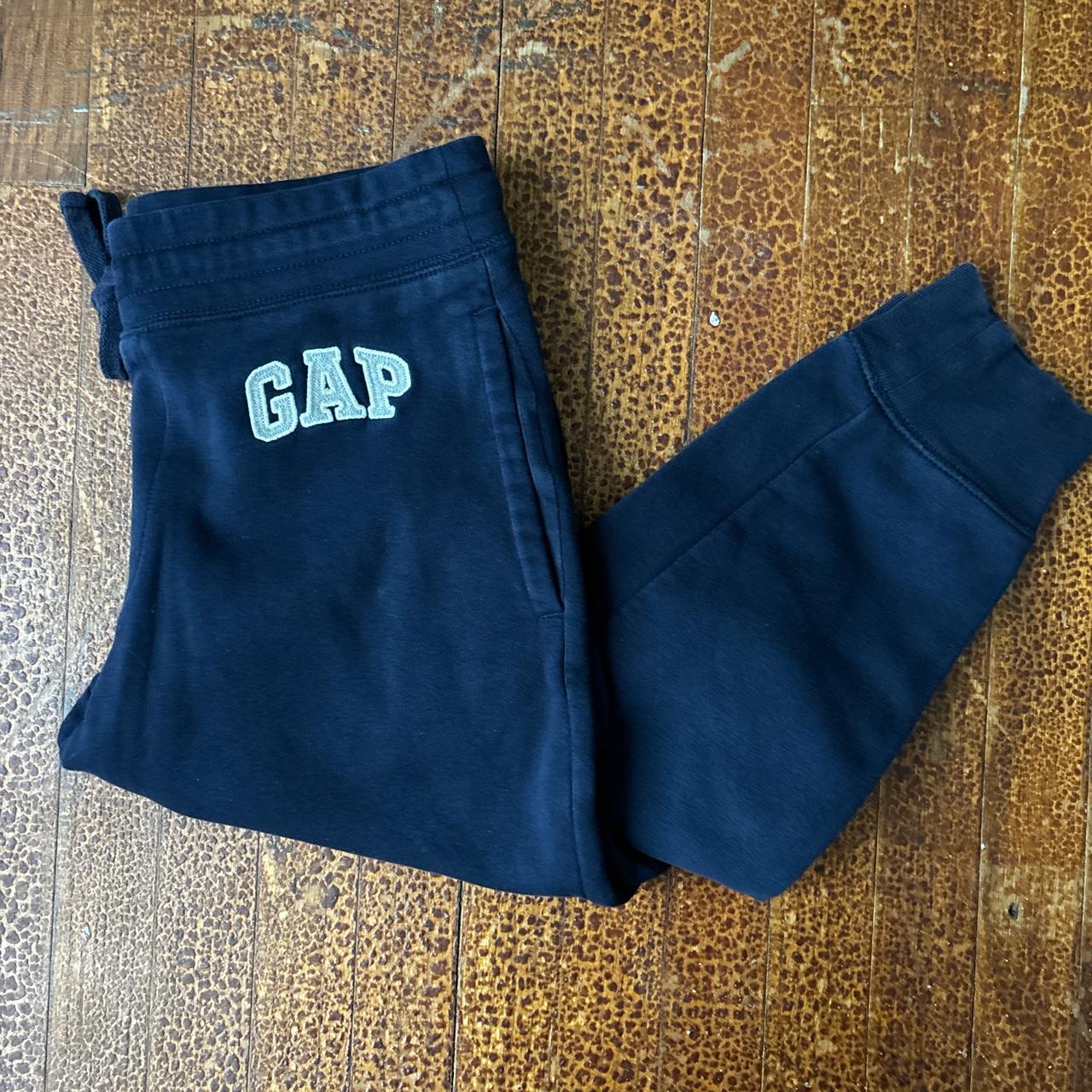 Gap Logo Fleece Navy Joggers - Super cute... - Depop