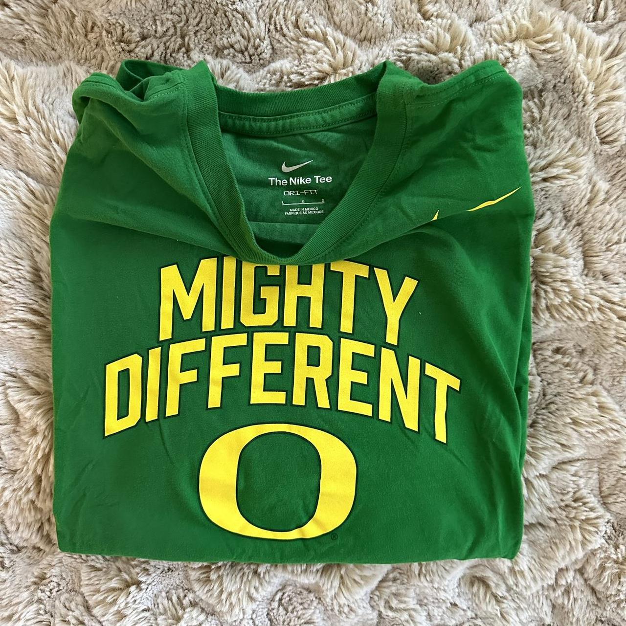 Nike Oregon “Mighty Different” Ducks green and... | Depop
