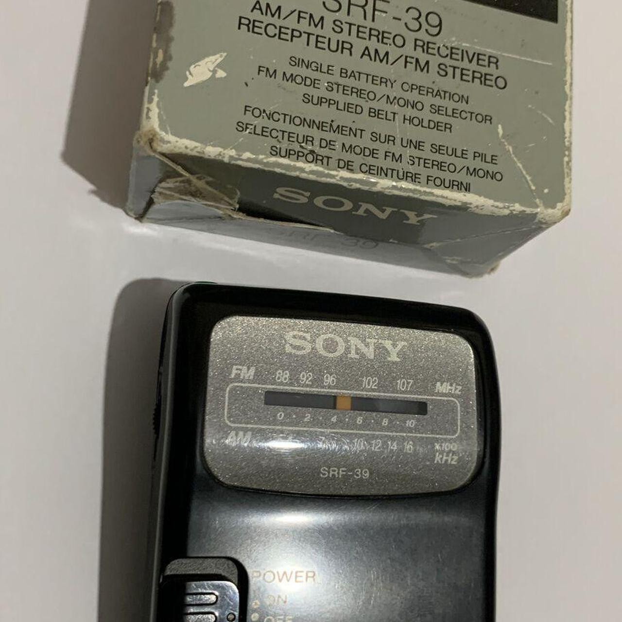 Vintage Sony Walkman AM/FM Radio SRF-39 With Box &... - Depop