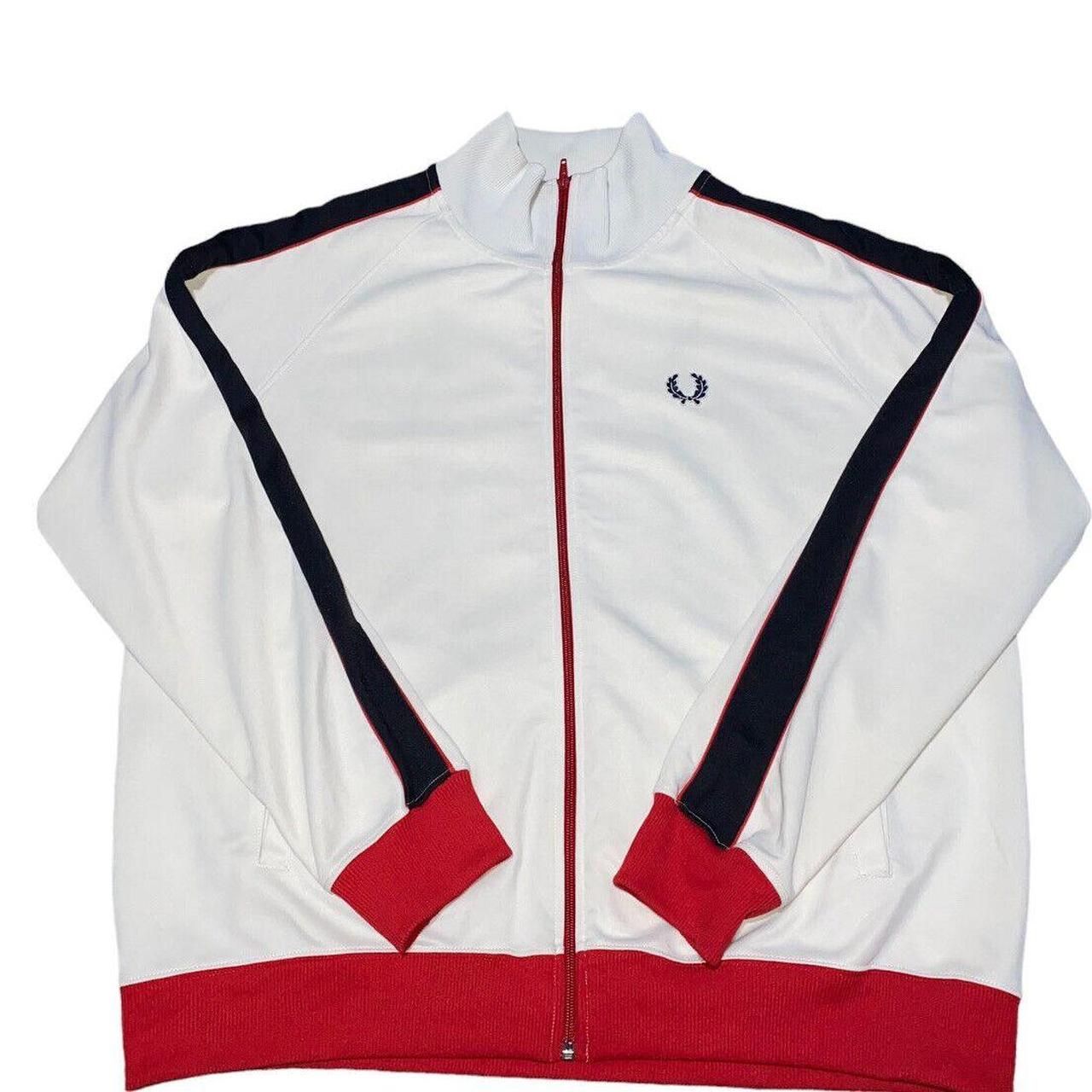 FRED PERRY Track Top Men's Tall XL Fits Tracksuit... - Depop