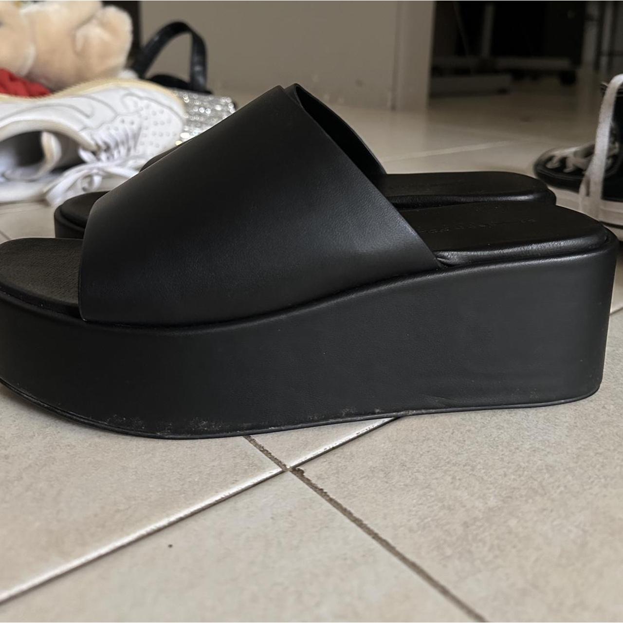 PRINCESS POLLY | SIZE US 9 - PLATFORM SLIDES -... | Depop