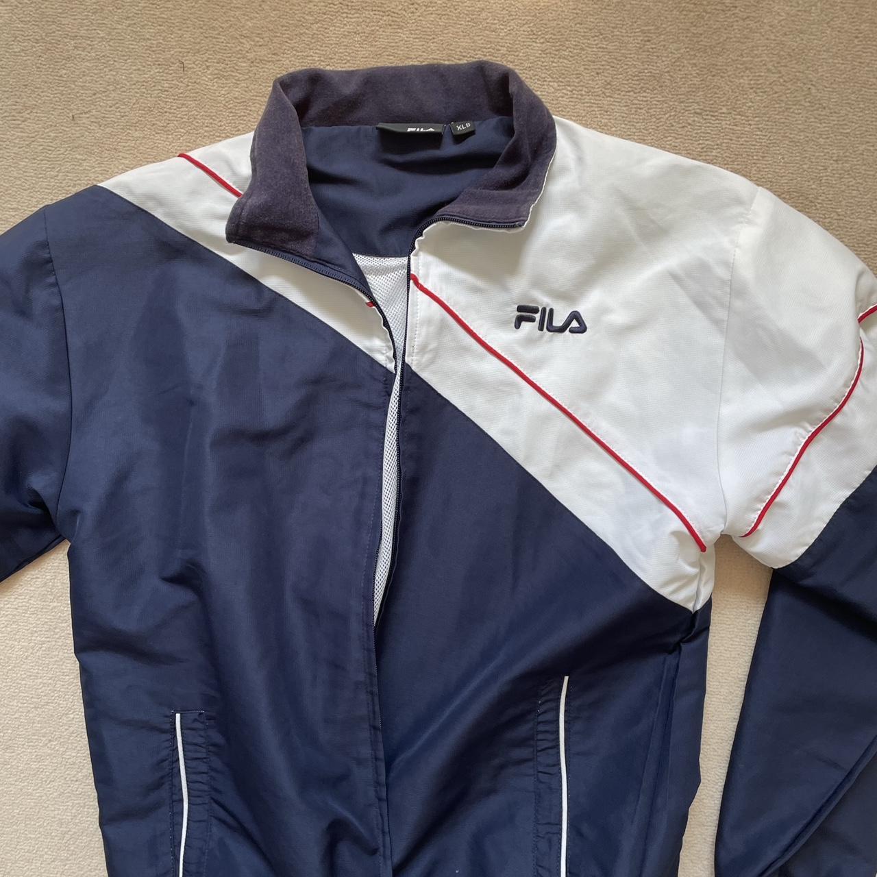 Vintage fila track shell jacket - was my mums when... - Depop