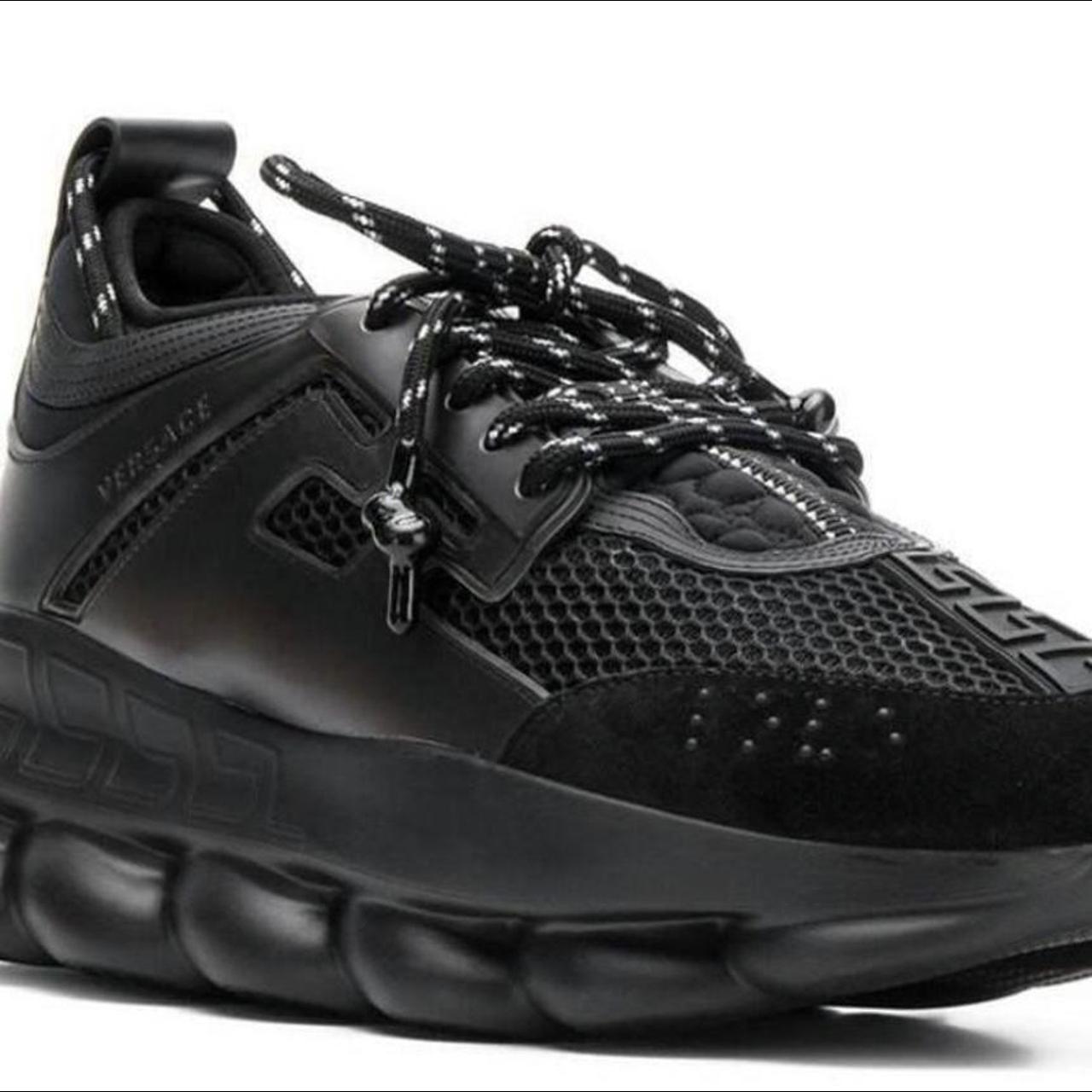 Brand New Versace Triple Chain Trainers Un opened... - Depop