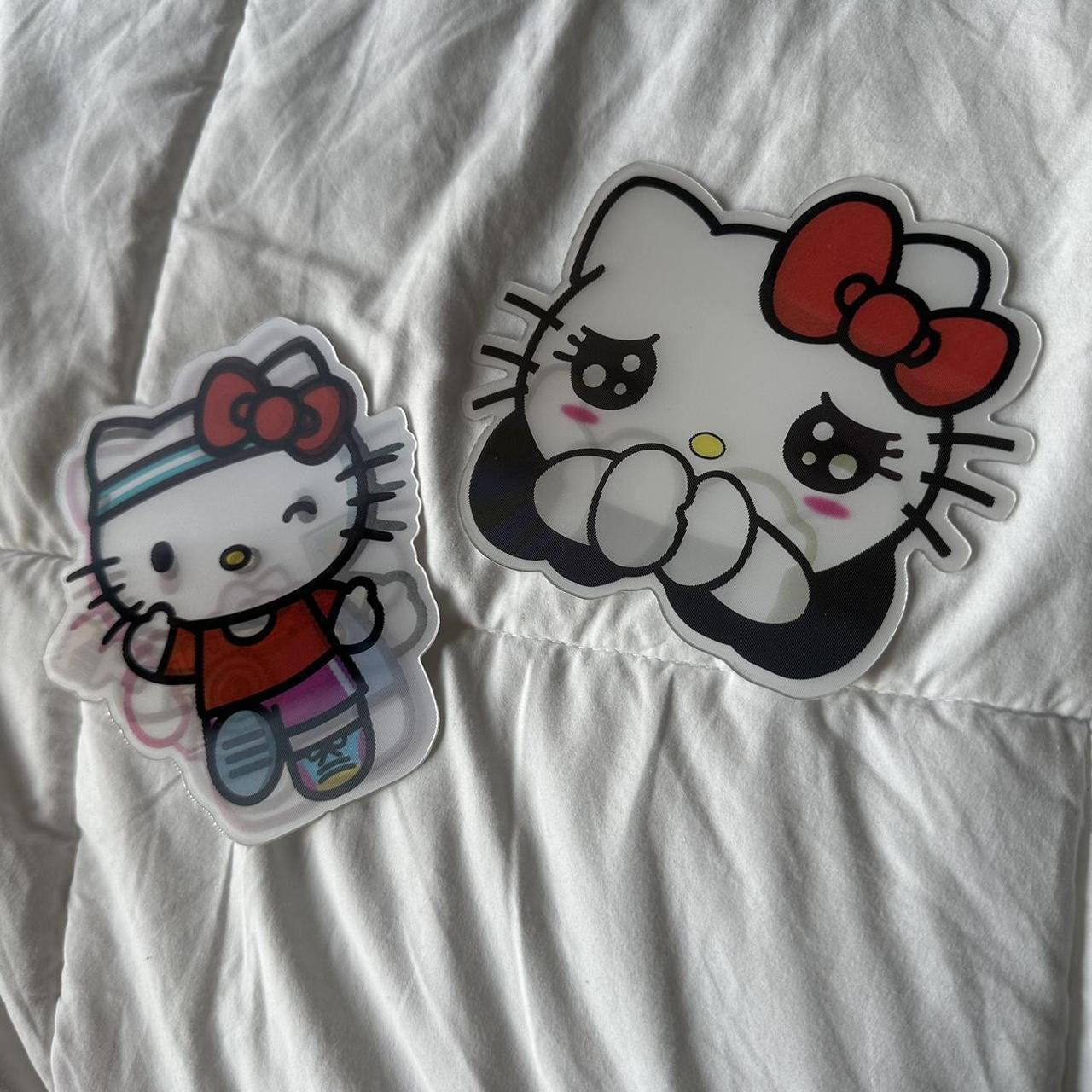 HELLO KITTY 3D HOLOGRAPHIC STICKERS free shipping... | Depop