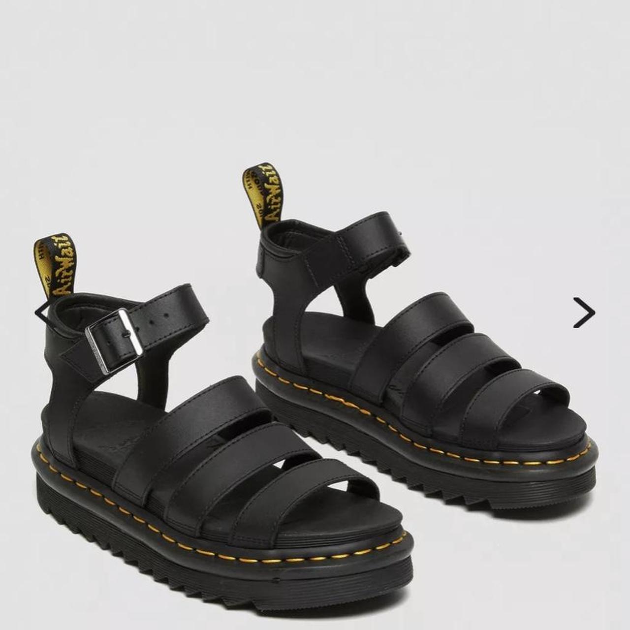 BLAIRE HYDRO LEATHER STRAP SANDALS doc martens! Love... - Depop