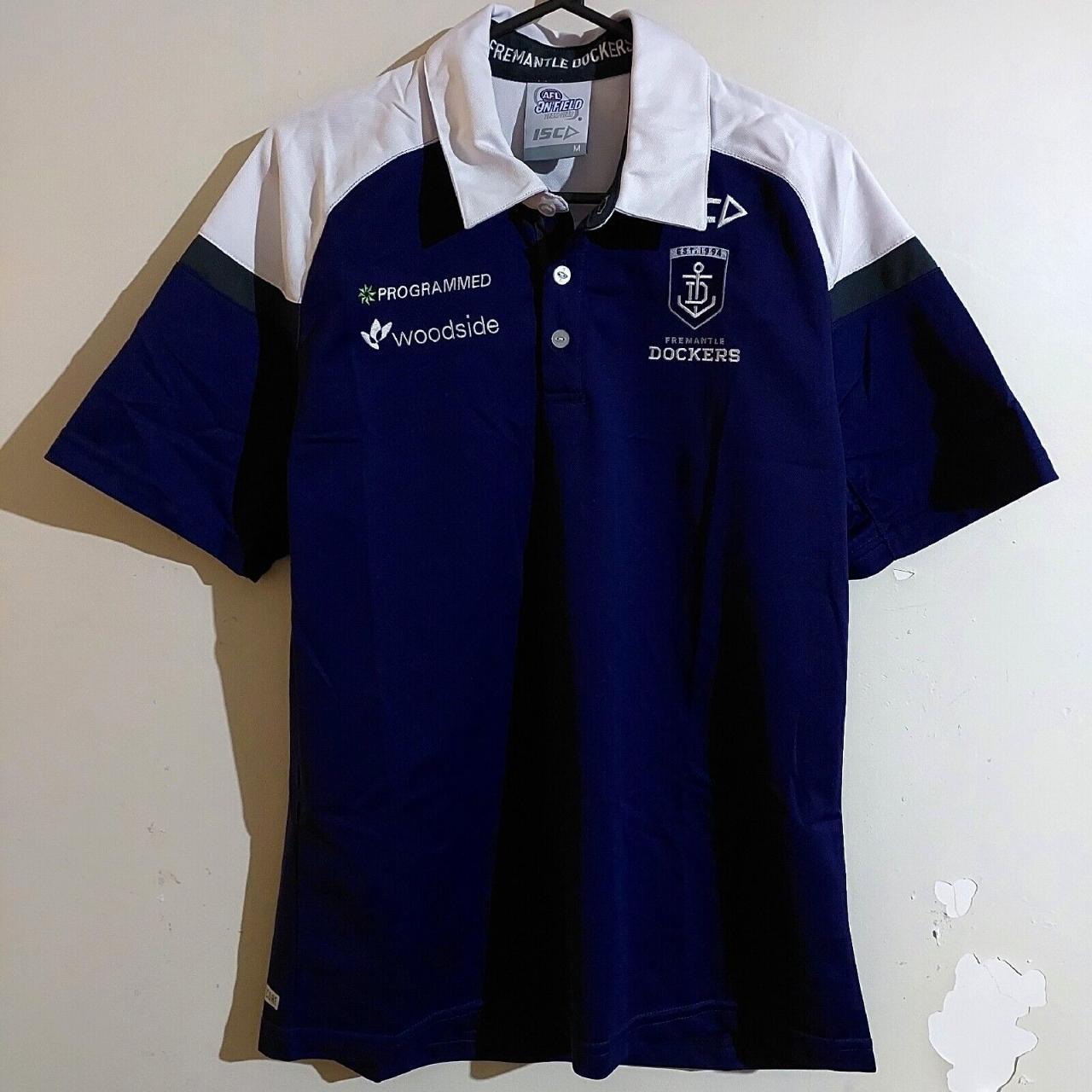 ISC FREMANTLE DOCKERS AFL Football Team Gear Jersey... - Depop
