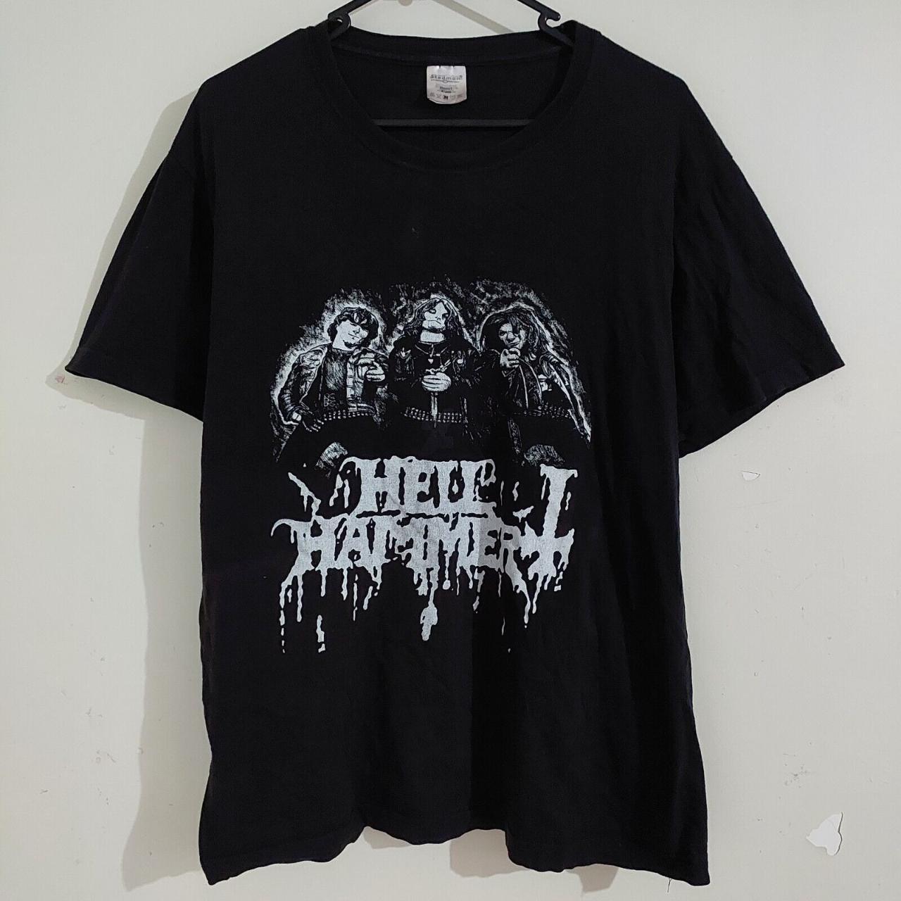 Vintage HELLHAMMER Black Metal Music Band... - Depop