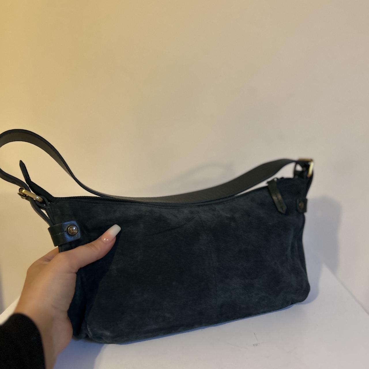 REAL LEATHER LAURA ASHLEY SHOULDER BAG most... - Depop