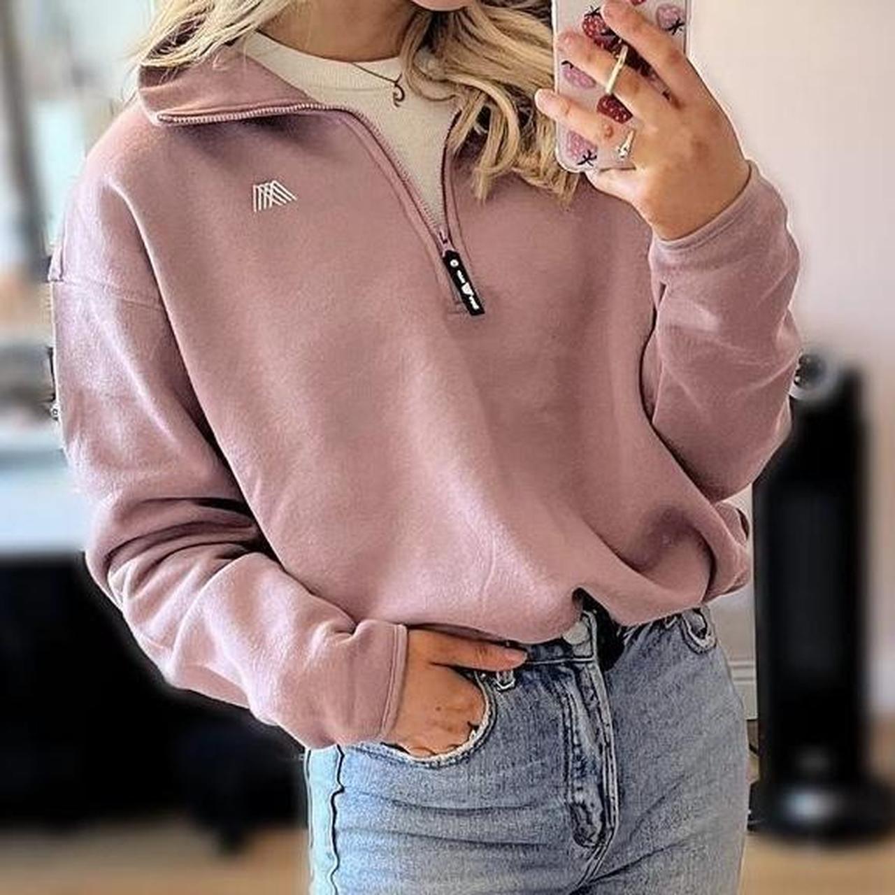 4th Arq Dakota half zip in blush. Size... - Depop
