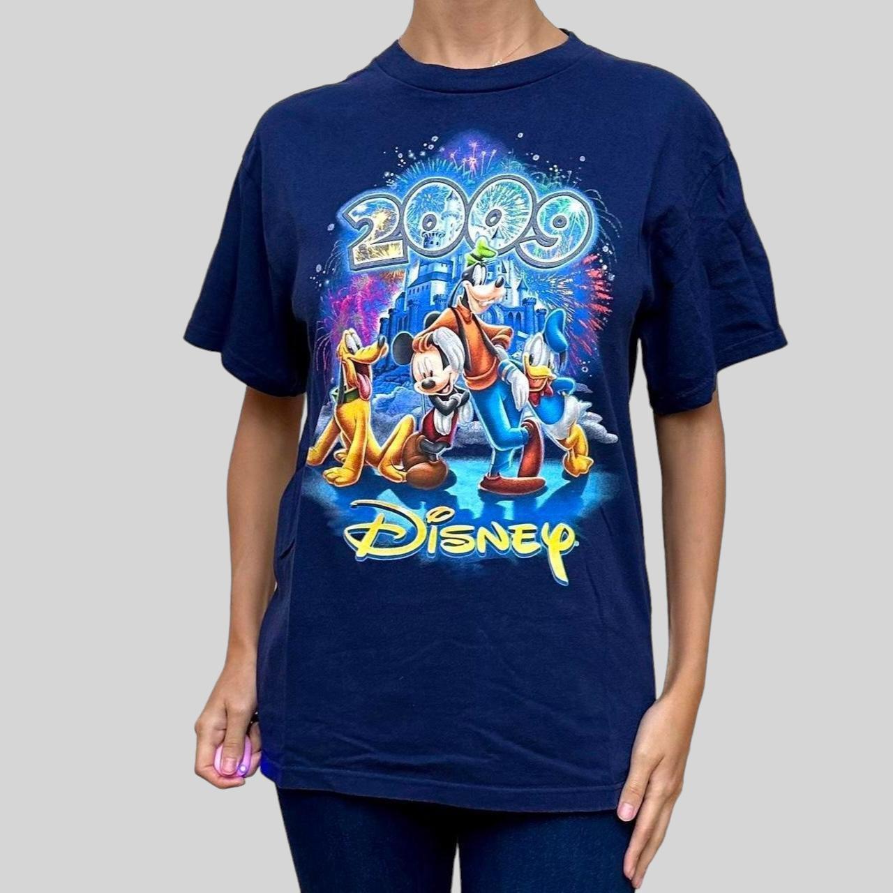 Vintage Disney Navy Blue 2009 Fireworks T-Shirt 🎆 A... | Depop