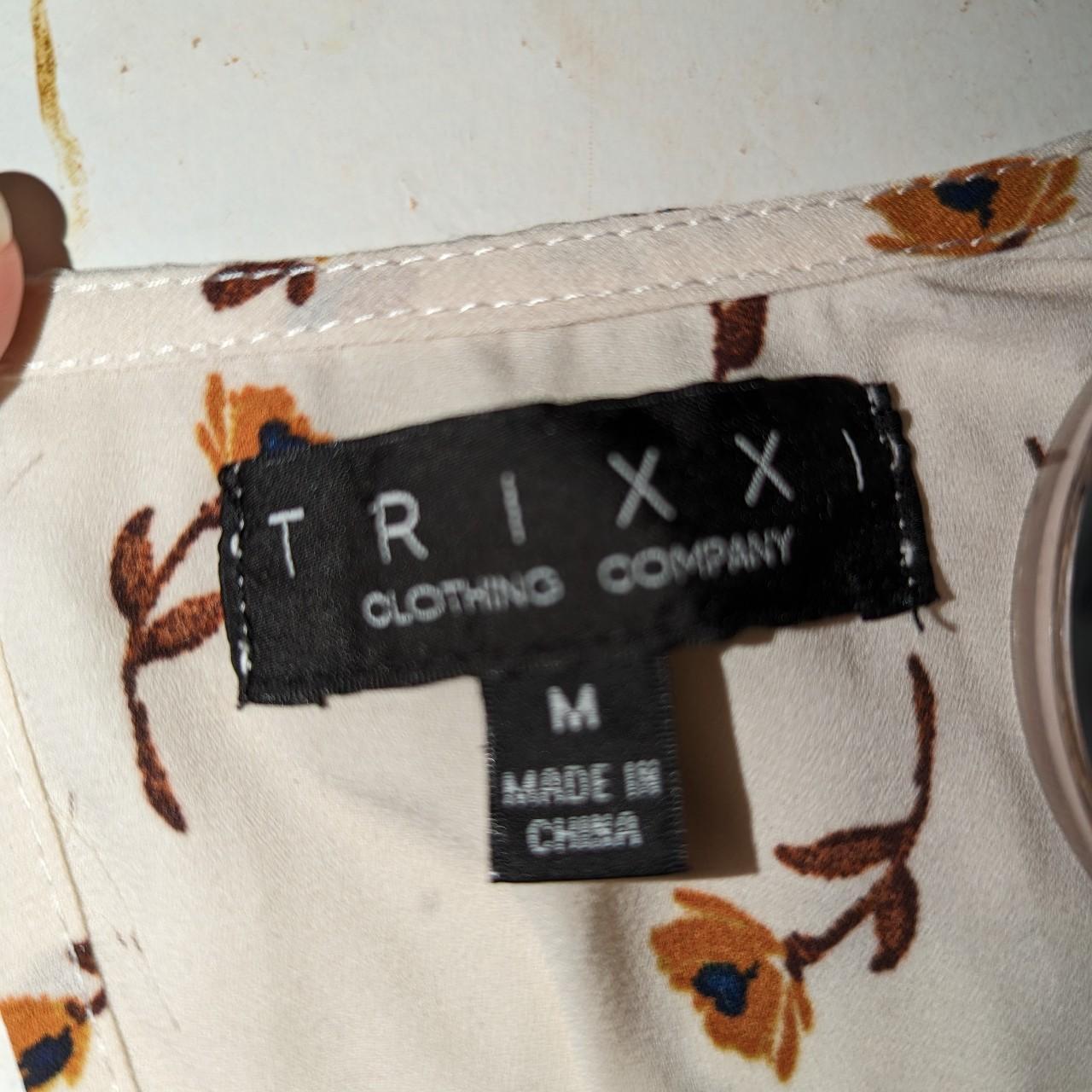 Trixxi Women's White Dress | Depop