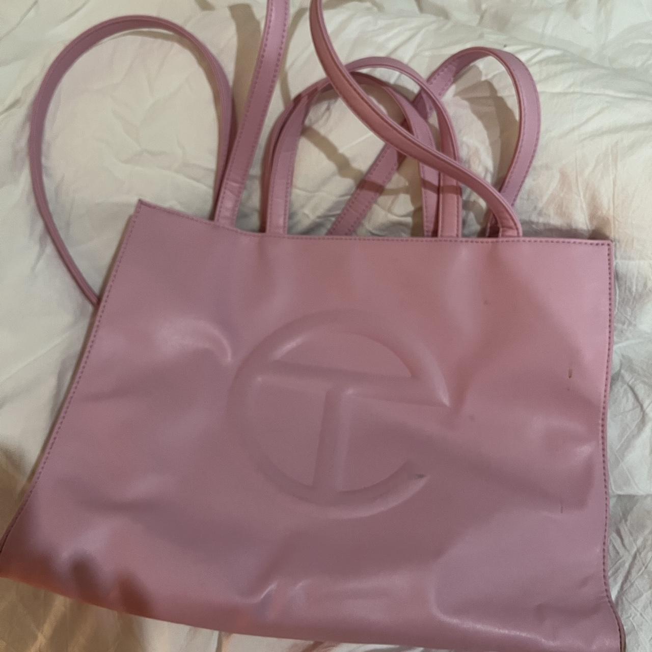 Bubblegum pink telfar medium bag Inside is a little... - Depop
