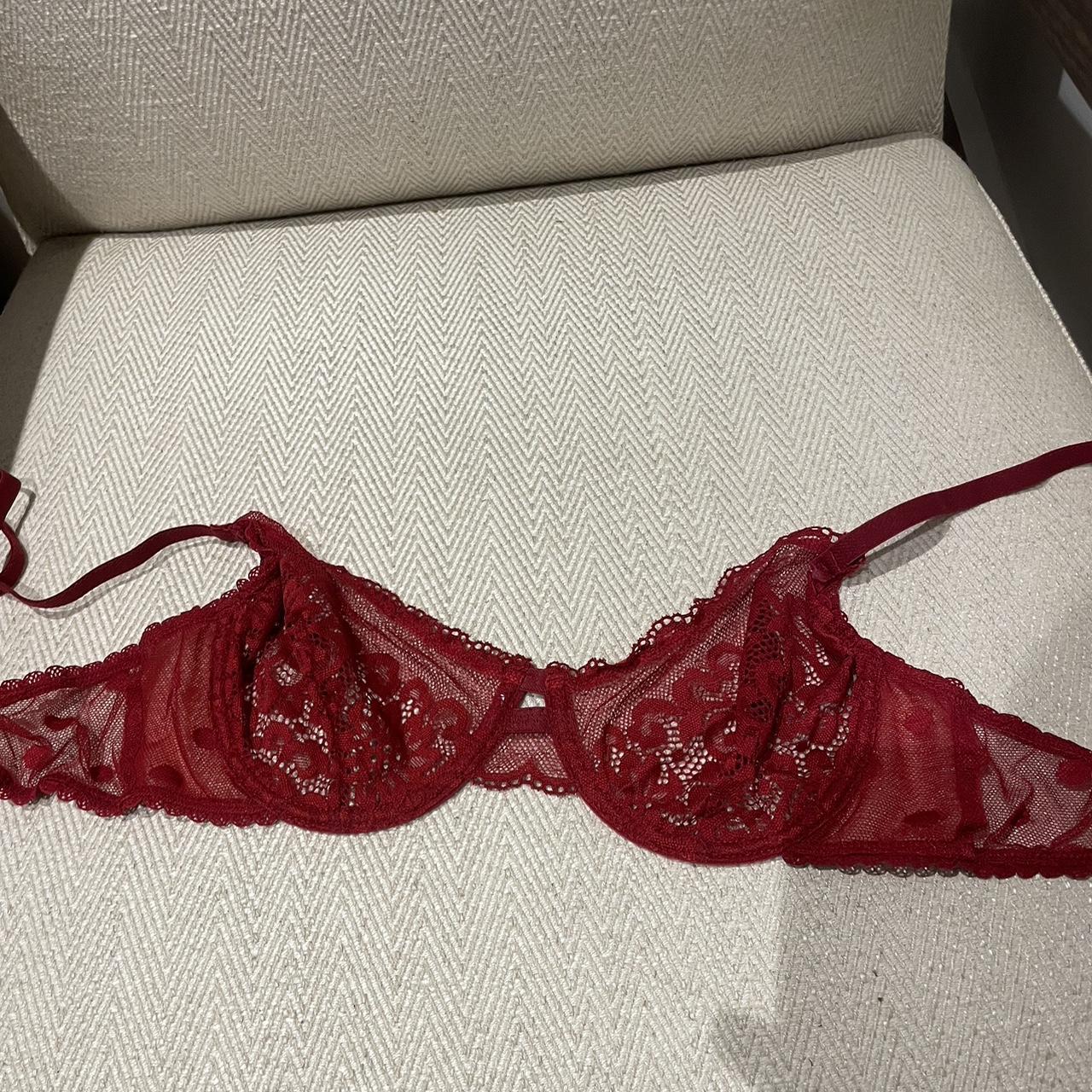 Kat the label red bralet - Depop