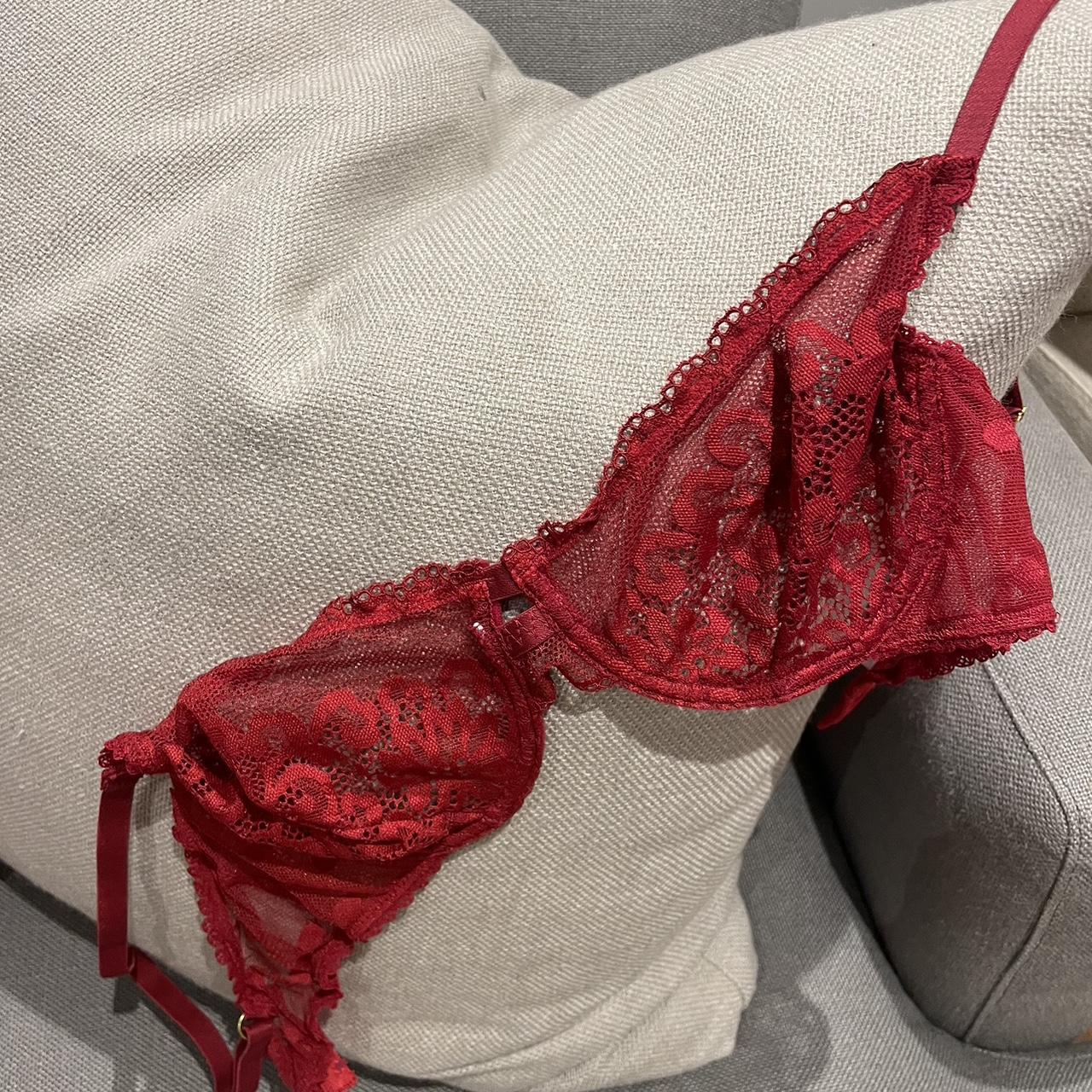 Kat the label red bralet - Depop